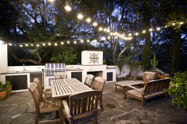 Backyard Lights: 10 Beautiful Back Yard Lighting Ideas ~ Bless My Weeds