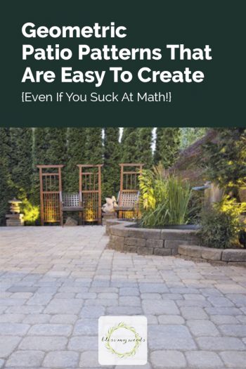 Geometric Patio Patterns That Are Easy To Create {Even If You Suck At ...
