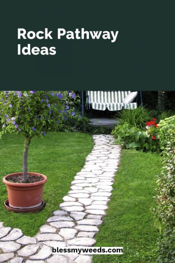 4 DIY Artistic Rock Pathway Ideas For Any Garden ~ Bless My Weeds
